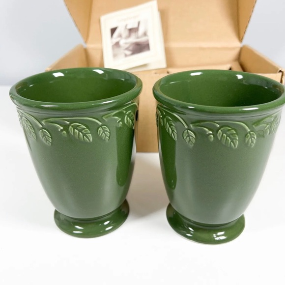 Longaberger | Accents | Longaberger Pottery At Home Garden Small Vase ...